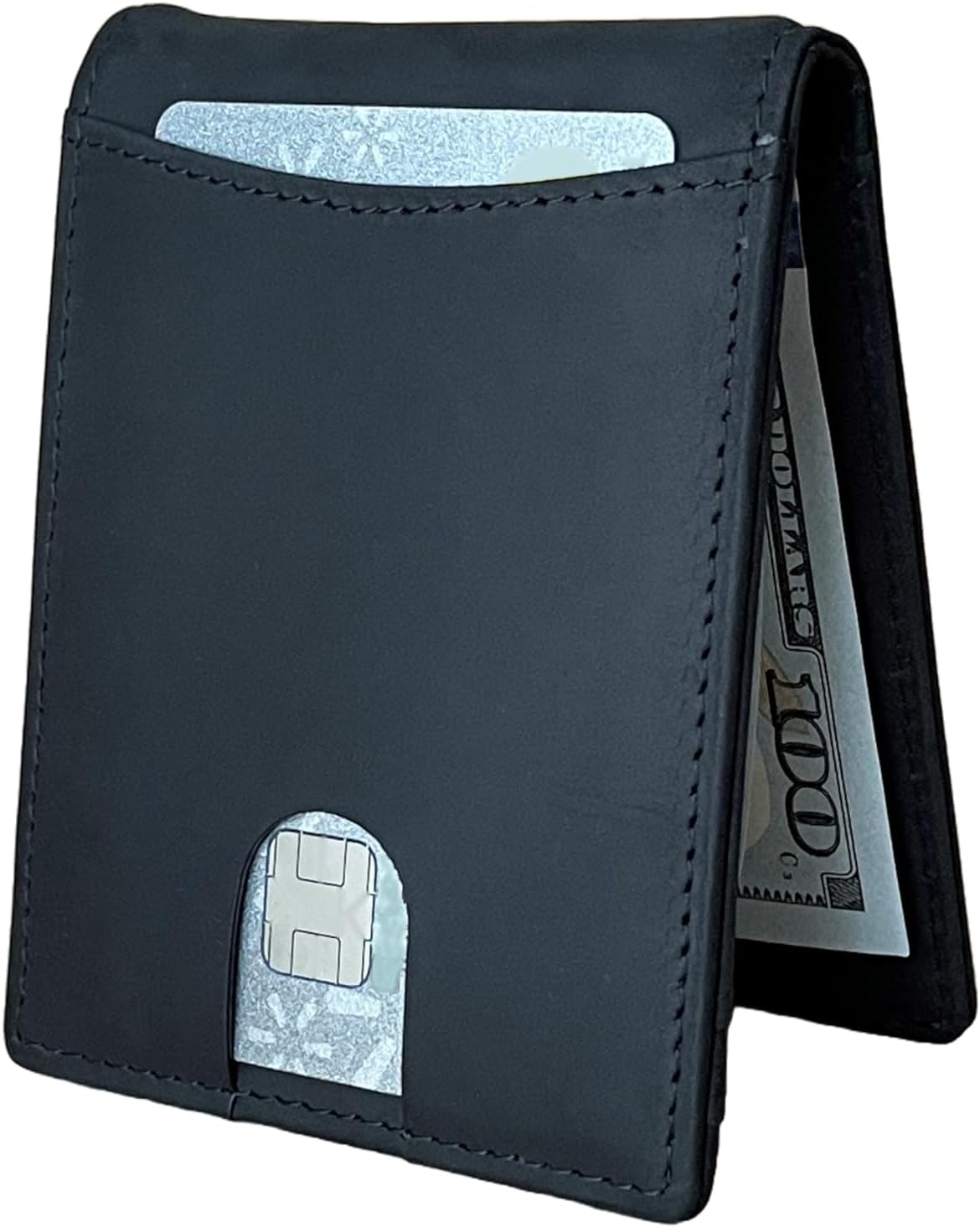 Amazon.com: Personalized Minimalist Wallet For Men, Custom Engraved ...