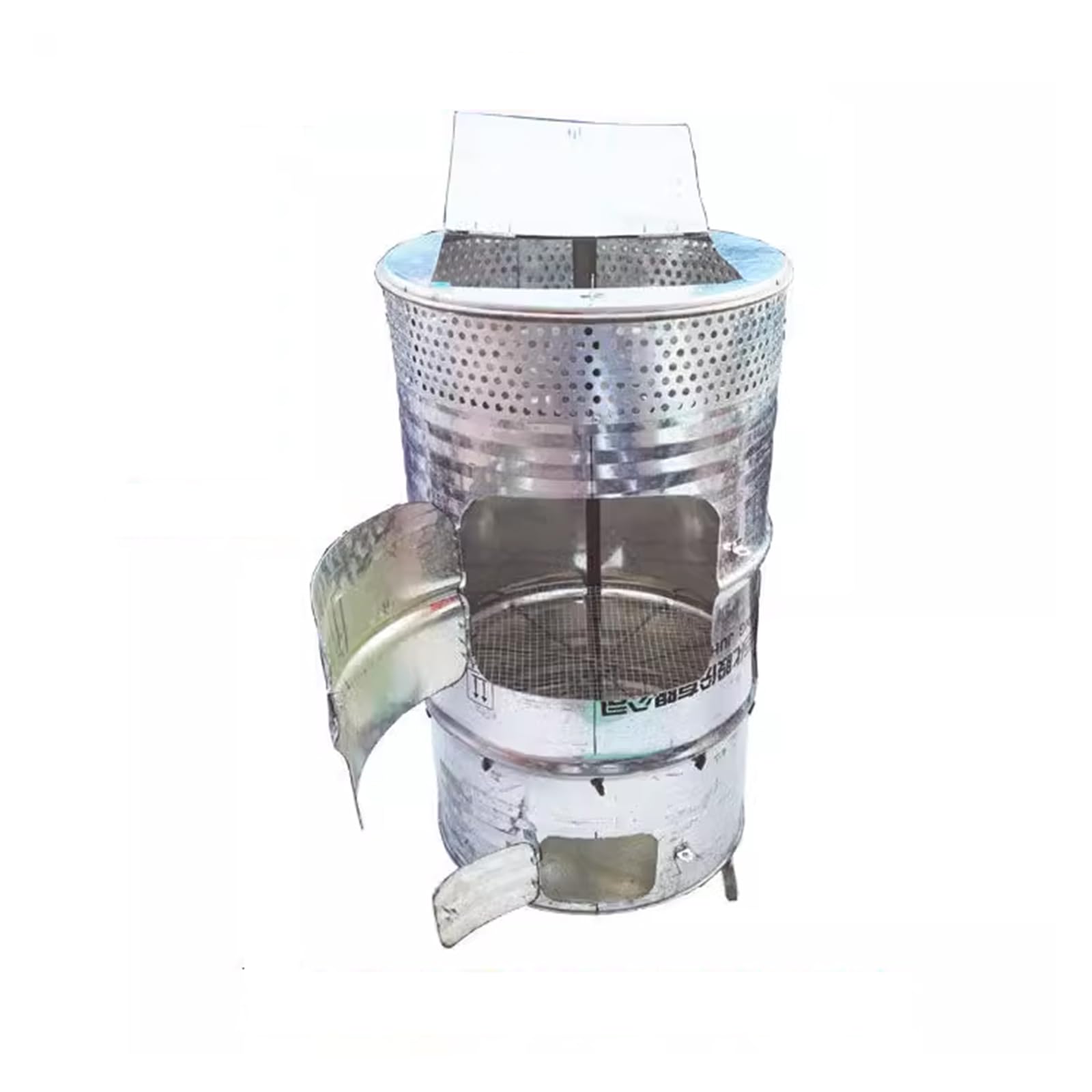 Amazon.com : Burn Barrel, Metal Barrel for Burning, Circular Smokeless ...