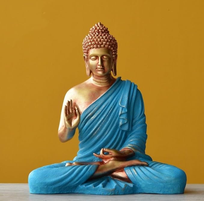 Buy Swadeshi Decors Sitting Buddha Statue for Home & Office Decor ...