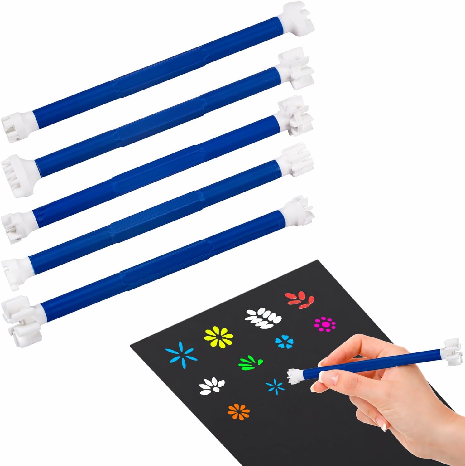 Amazon.com: Floral Dotting Pens 5 Pack – Dual Ended Dot Painting Tools ...