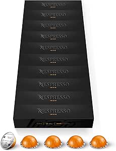 Nespresso Vertuo Inizio Coffee Capsules Intensity 4 for Gran Lungo 150 ...