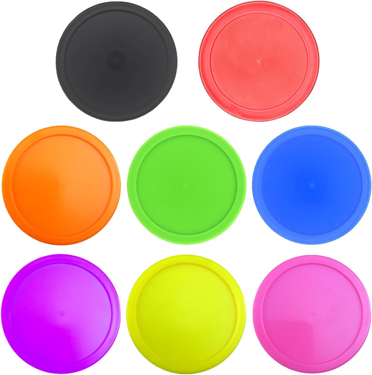 Amazon.com : Ozeau 8Pcs 2.5inch Heavy Replacement Pucks Home Air Hockey ...