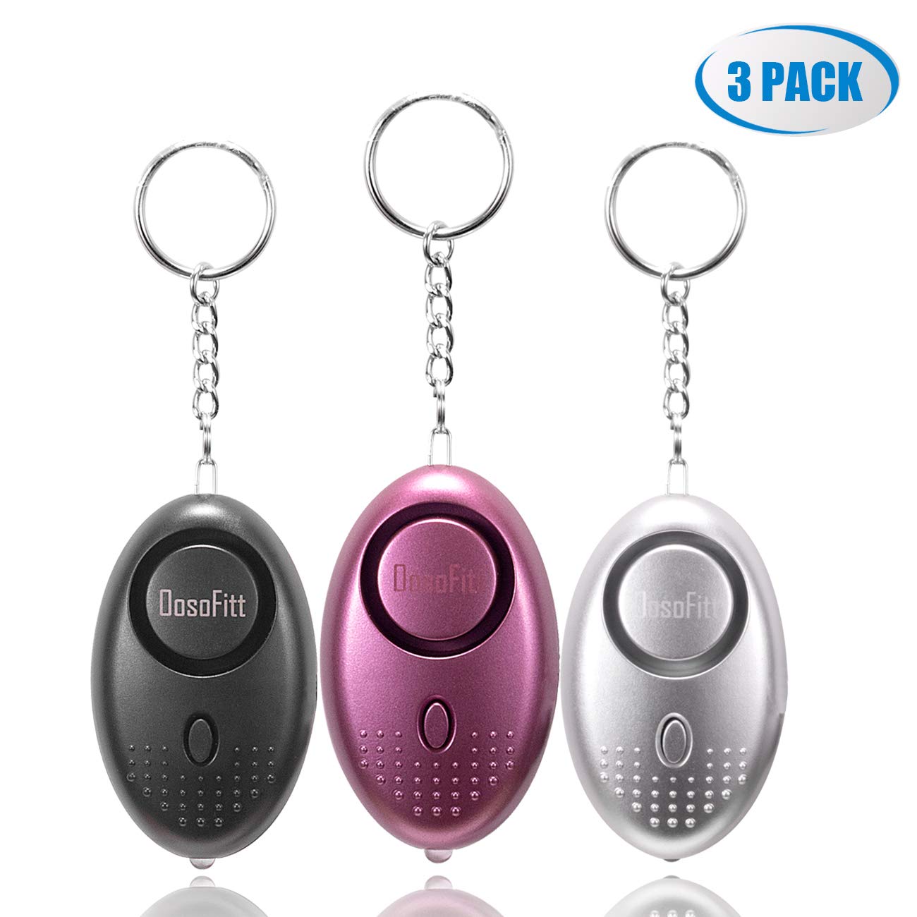 Buy Personal Alarm 140DB (3PCS), Approved Personal Attack Alarm with ...