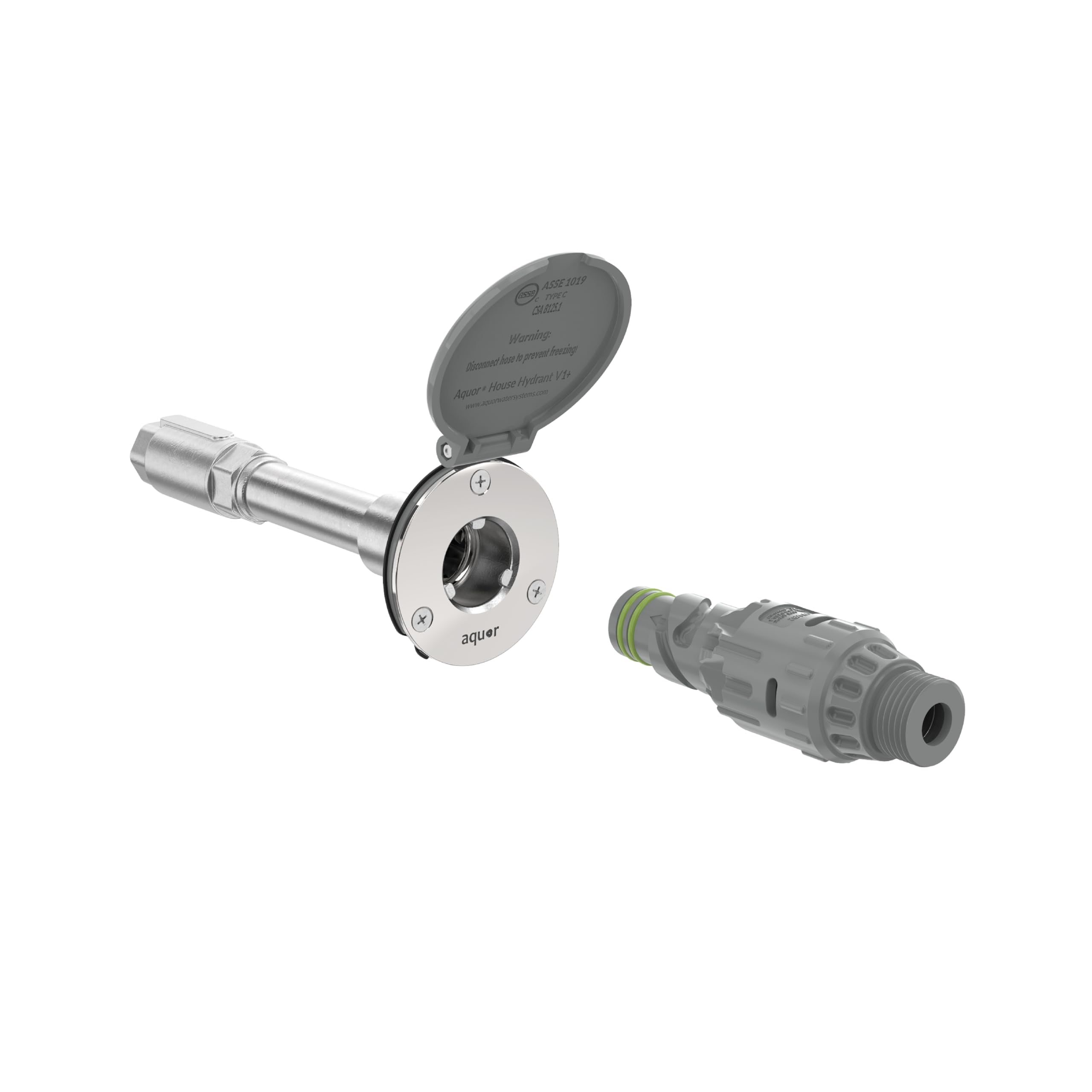 Amazon.com: Aquor House Hydrant V1+ Frost Free Wall Hydrant Outdoor ...