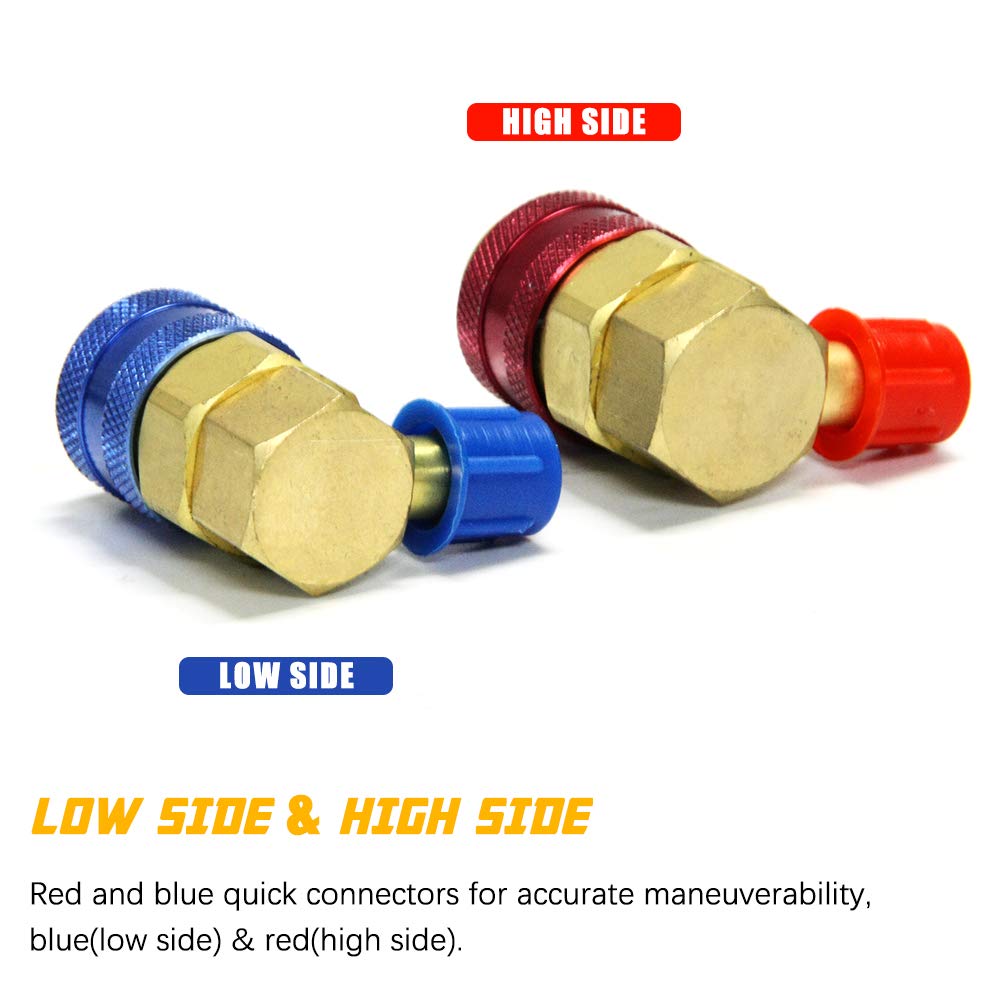 Snapklik.com : AC 134A Quick Coupler 1/4 Inch SAT Male Flare High Low ...