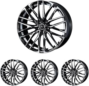 Amazon.co.jp: Weds LEONIS SK 17インチ 5H PCD114.3 7.0J +53 PBMC 【0038323】 (× 4) : 車＆バイク