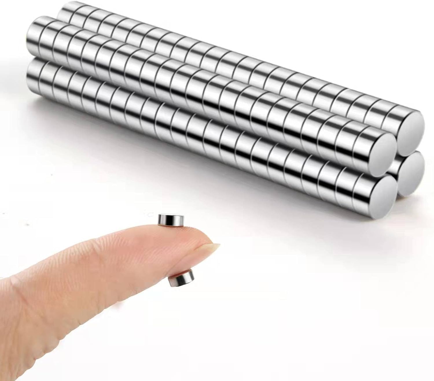 rhinocats 60 pcs Refrigerator Magnets，Magnets for Nail Clippers，Small ...