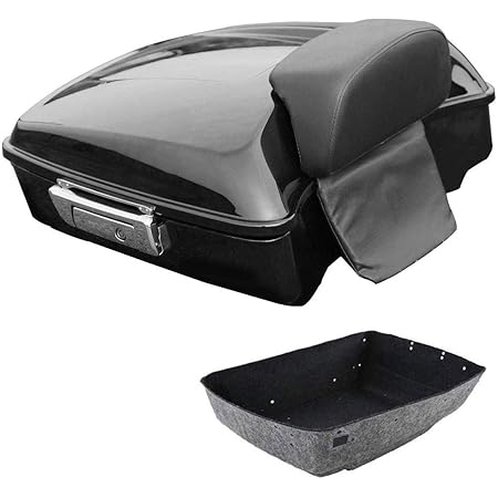 Amazon.com: ECOTRIC Chopped Tour Pack Touring Trunk Tail Box w/Wrap ...