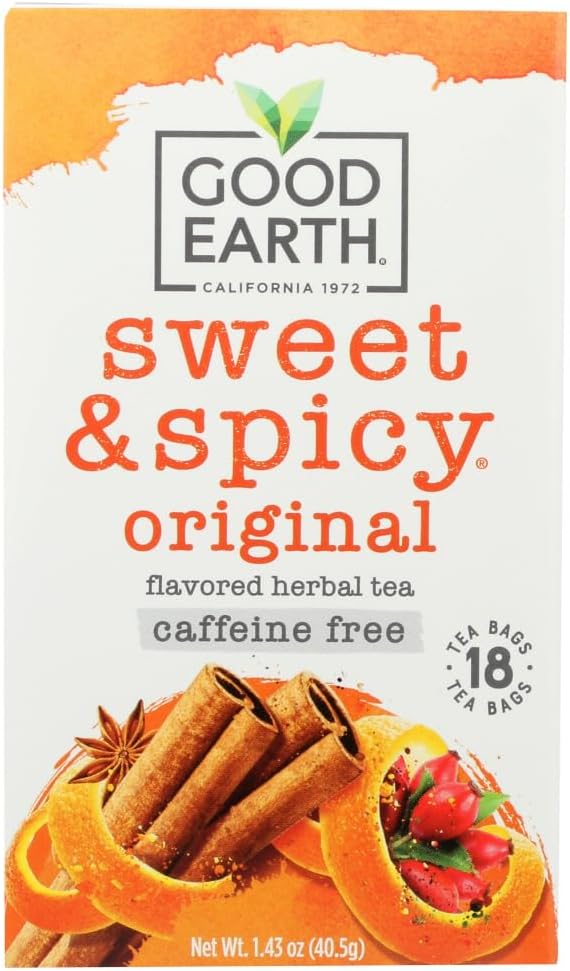 Amazon.com : Good Earth, Original Sweet and Spicy Caffeine-free Herb ...