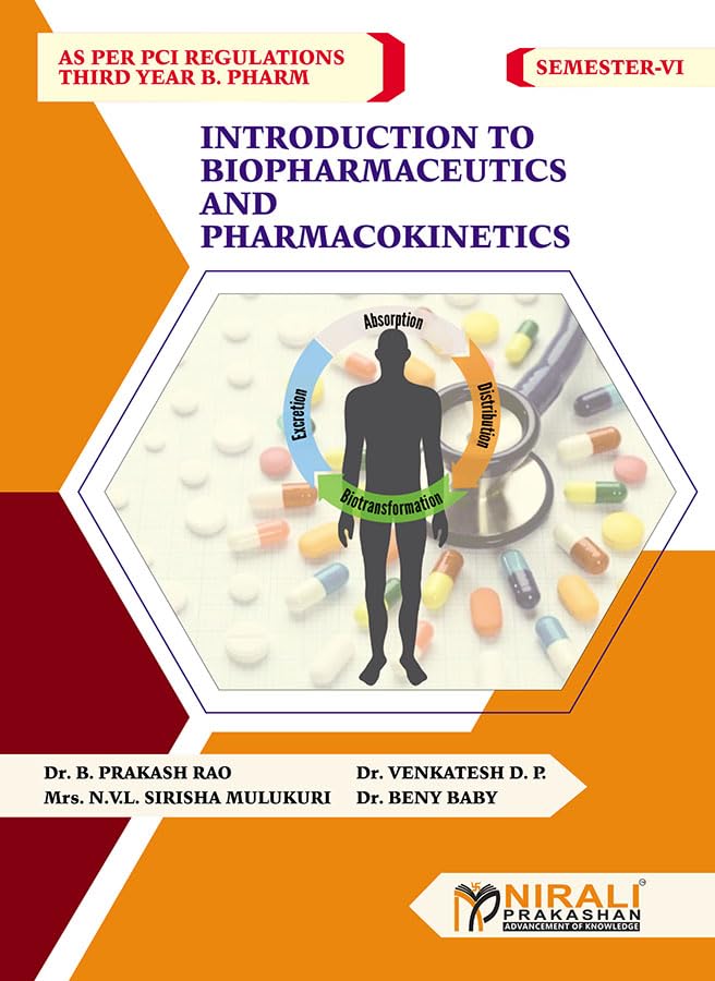 Amazon.in: Buy Introduction to Biopharmaceutics & Pharmacokinetics Book ...