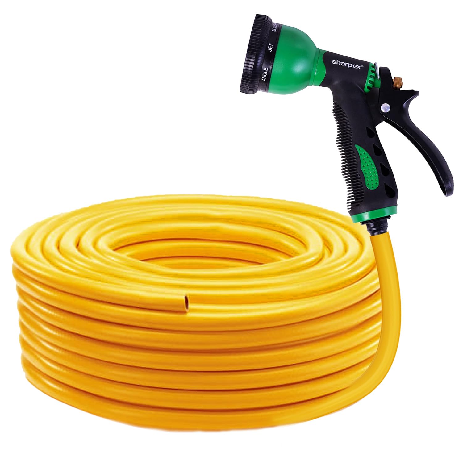 Sharpex Combo Of 8 Mode High-Pressure Water Gun Nozzle Spray And 20 MT ...