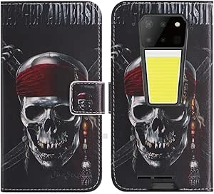 Amazon.com: TienJueShi Skull Fashion Stand TPU Silicone Book Stand Flip PU Leather Protector ...