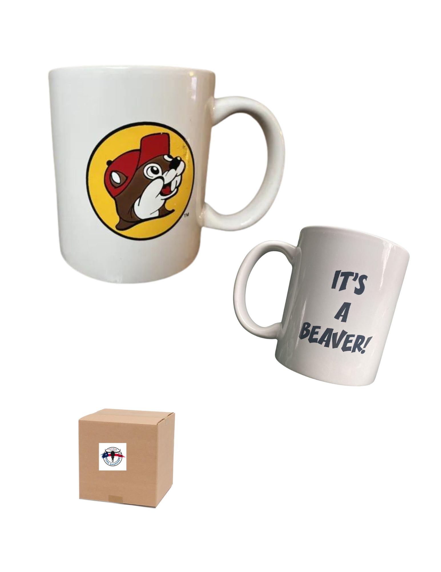 Amazon.com: Variety of Texas State Mugs, Buc-ee's 12 Oz Ceramic Coffee ...