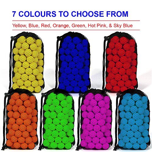 [110 Rounds] Nerf Rival Compatible Ammo by HeadShot Ammo - Bulk Orange ...