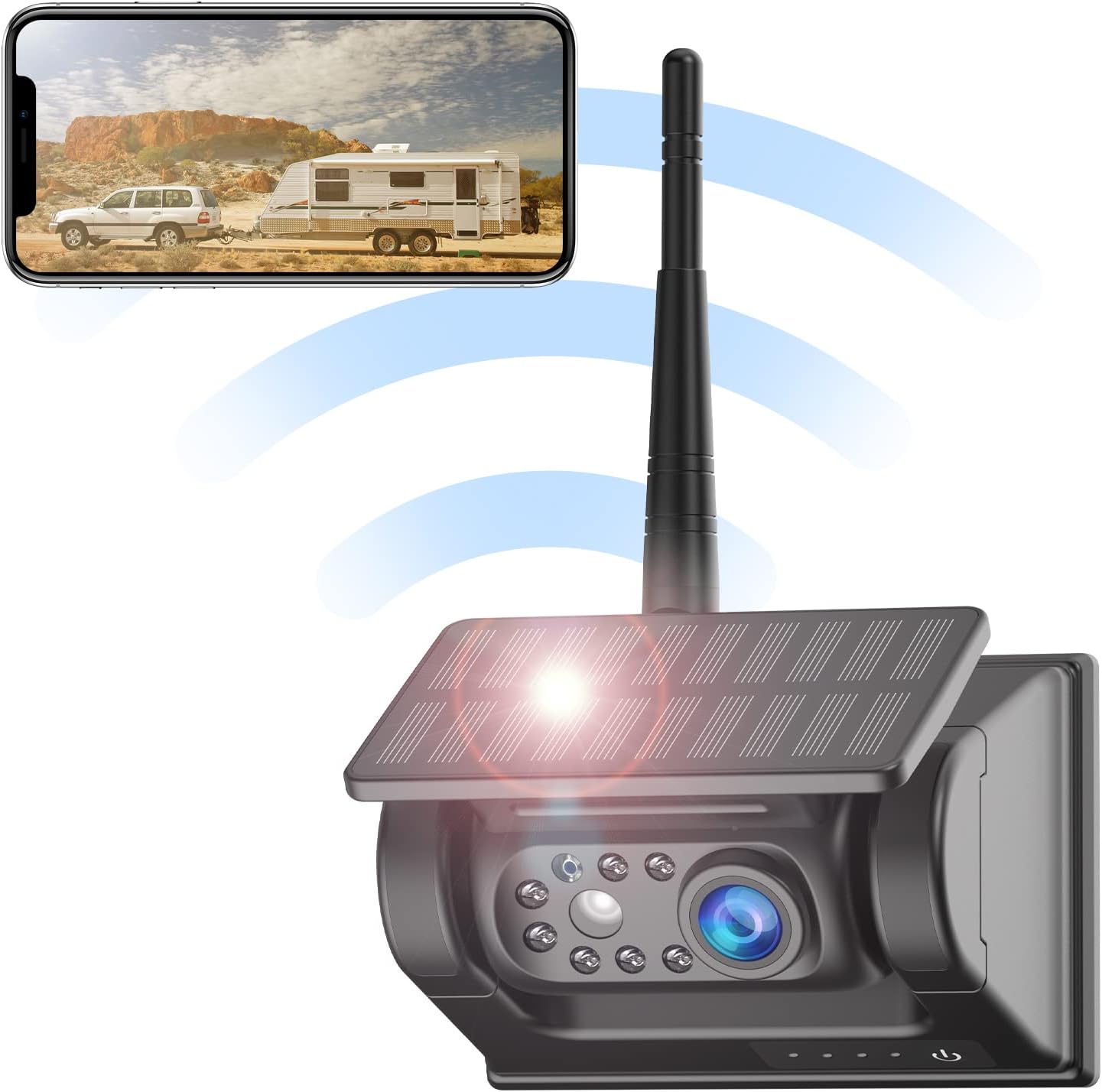 Amazon.com: VEKOOTO WiFi Magnetic Hitch Wireless Backup Camera with ...