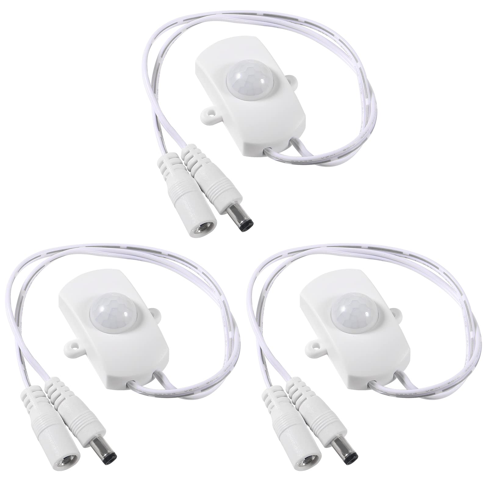 Snapklik.com : AITIAO 3Pcs DC 5V-24V 5A PIR Sensor LED Motion Sensor ...