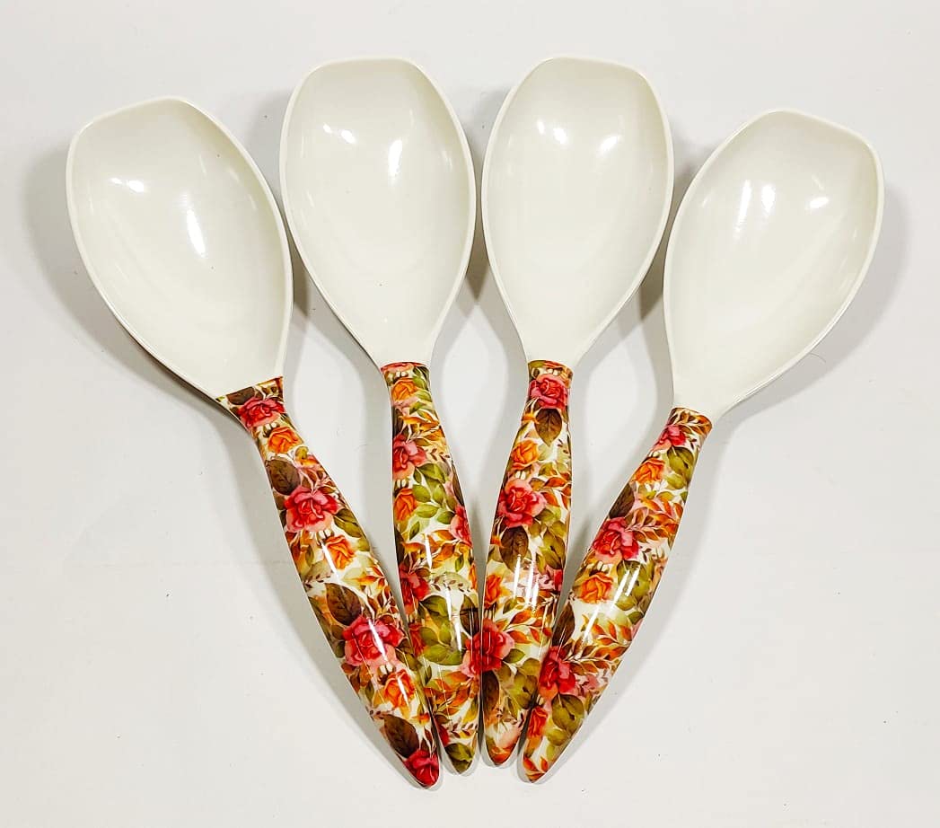 Buy Creative Hub Long Handled Serving Spoon, Table Ware,Set of 4 Piece ...