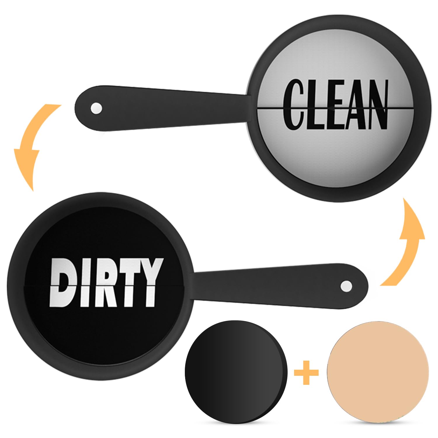 Snapklik.com : SOOOEC Dishwasher Magnet Clean Dirty Sign, Funny Cute ...