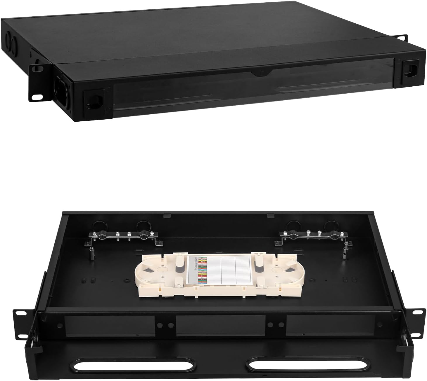 Amazon.com: FYBOPTWU - Fiber Optic Rack Mount Enclosure Box with 3 ...