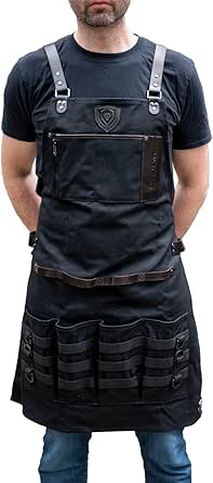 Amazon.com: Dalstrong Professional Chef's BBQ Pitmaster Apron - Heavy ...