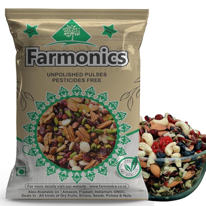 Farmonics Mix Seeds with Dry Fruits Premium Super Seed Trail Mix ...
