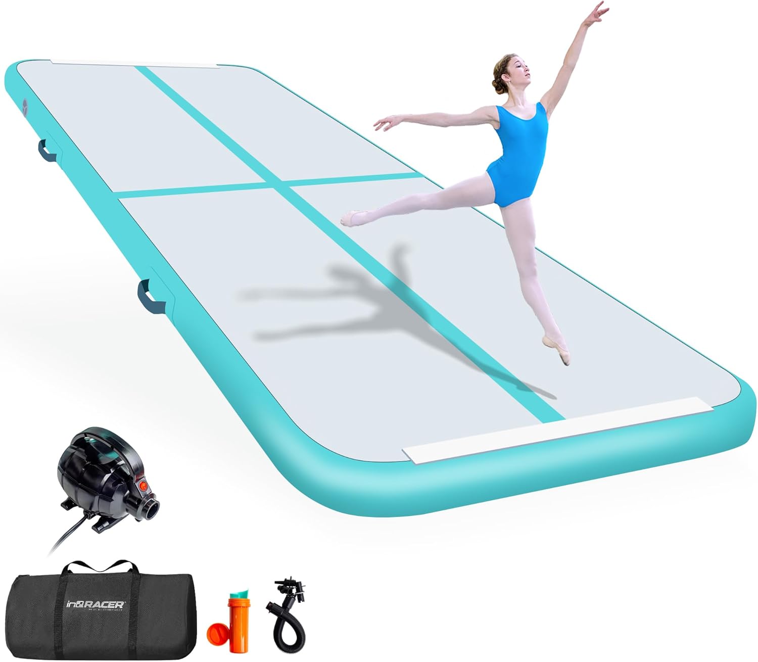 Amazon.com : Gymnastics Mat Air Mats 13ft, Inflatable Tumbling Mat ...