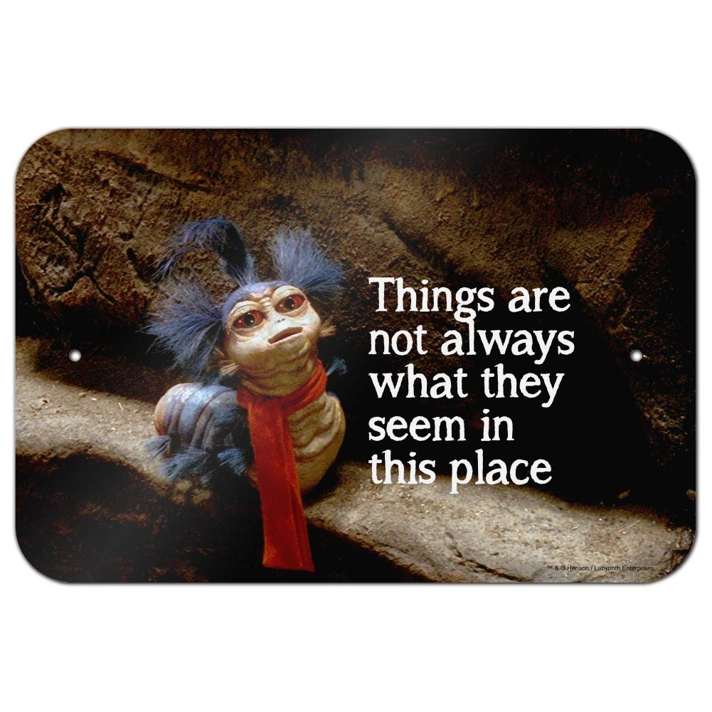 Amazon.com: GRAPHICS & MORE Labyrinth The Worm Quote Thing are Not ...