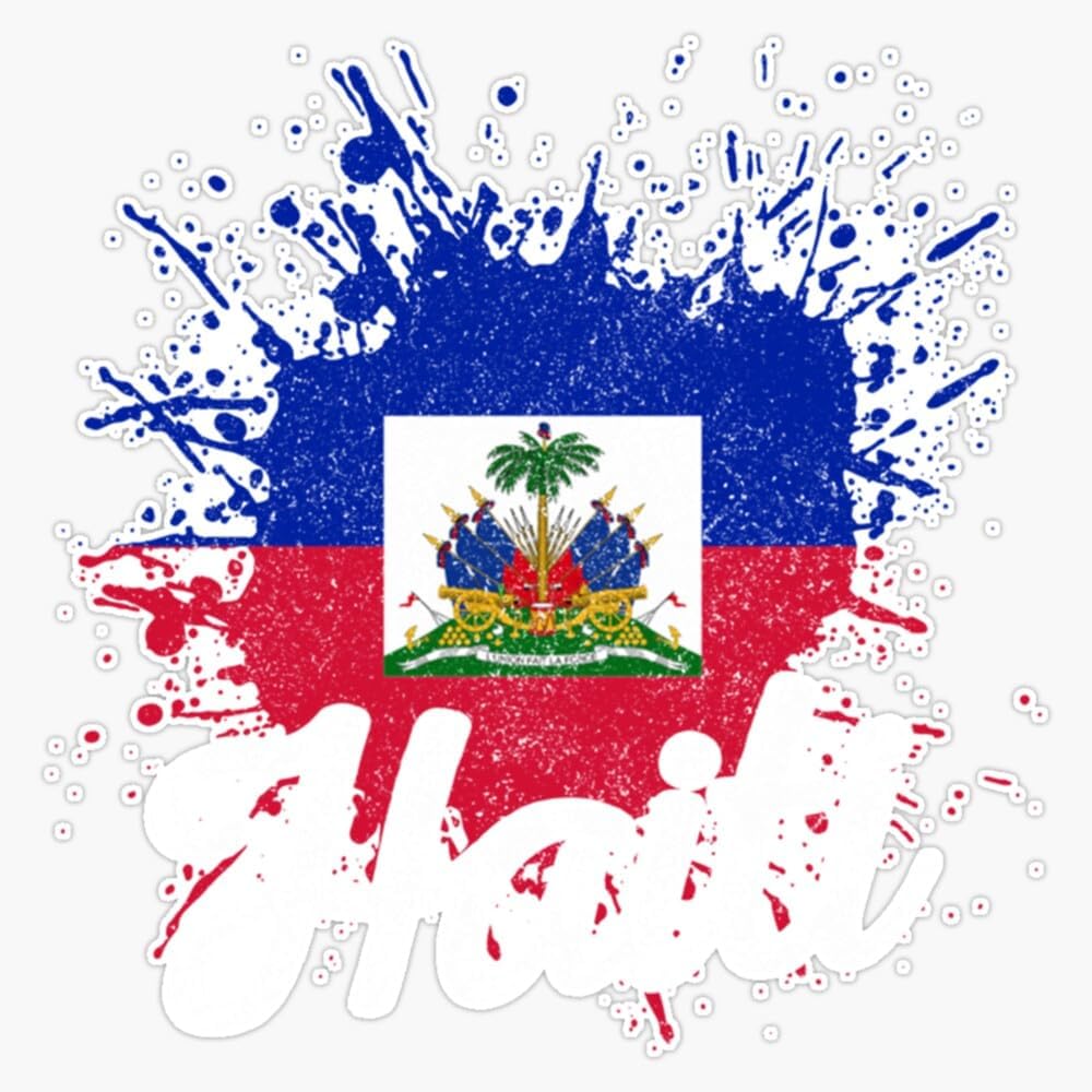 Amazon.com - Haiti Haitian Proud Flags Ayiti Girl Woman Unbreakable ...