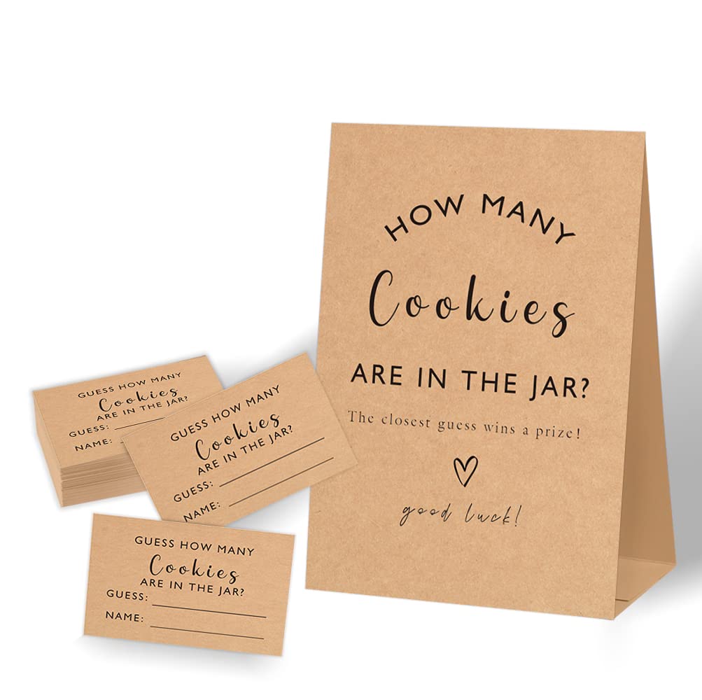 Amazon.com: Guess How Many Cookies Baby Shower Game,baby shower themes ...