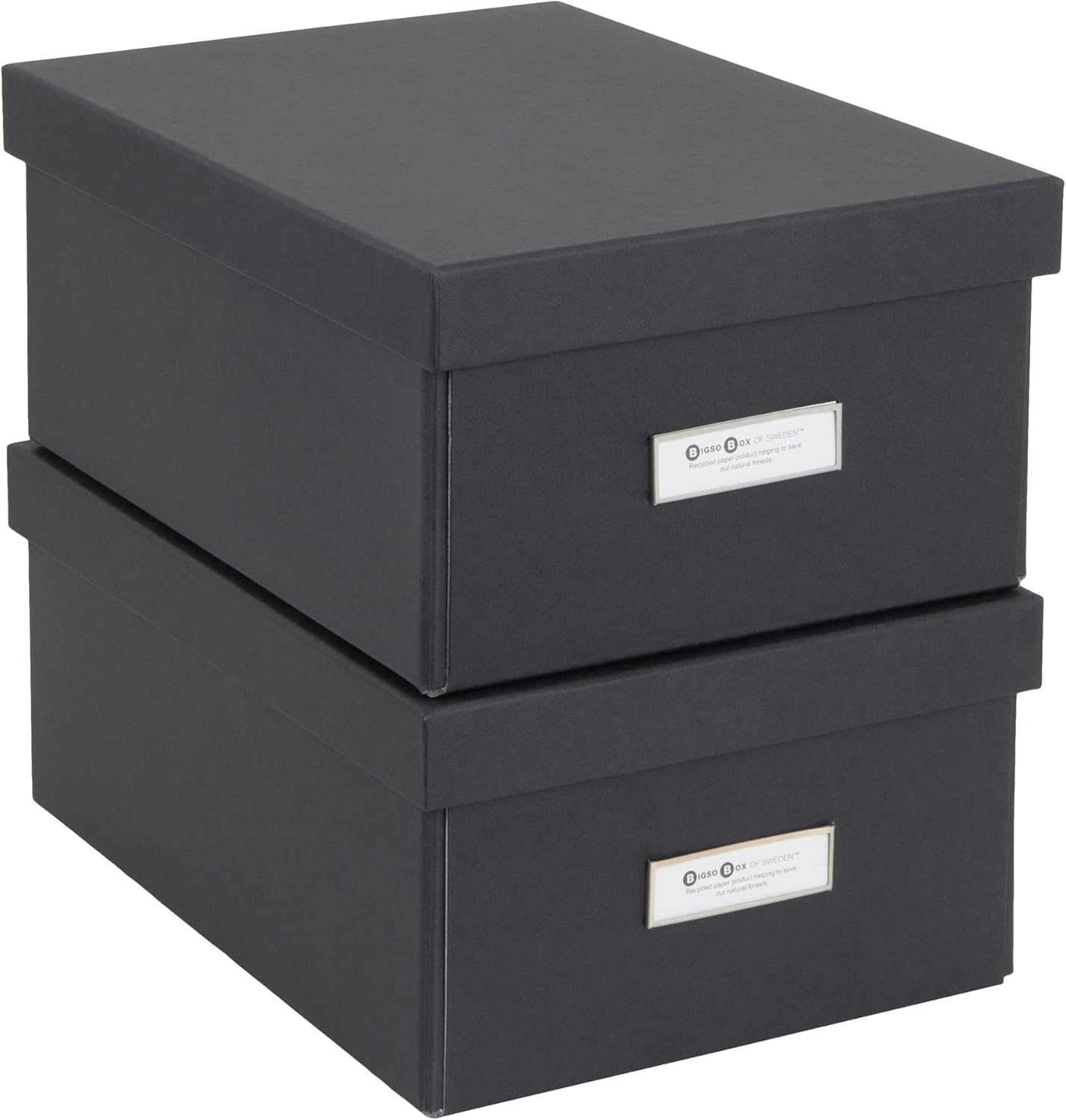 Amazon.com - Bigso Karin Collapsible Storage Box with Labelframe for ...