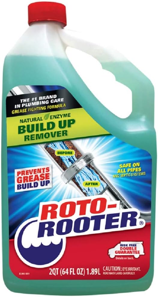 Amazon.com: Roto-rooter 351271 Build-up Remover, Liquid, 64 Oz ...