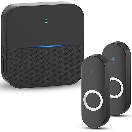 AIDA Lighted Wireless Doorbell, Home Waterproof Doorbell 1,000ft Range ...