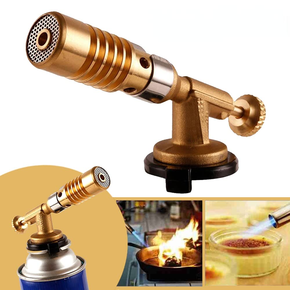 Amazon.com: Gas Burner Welding Torch Flame Gun High Temperature Brass ...
