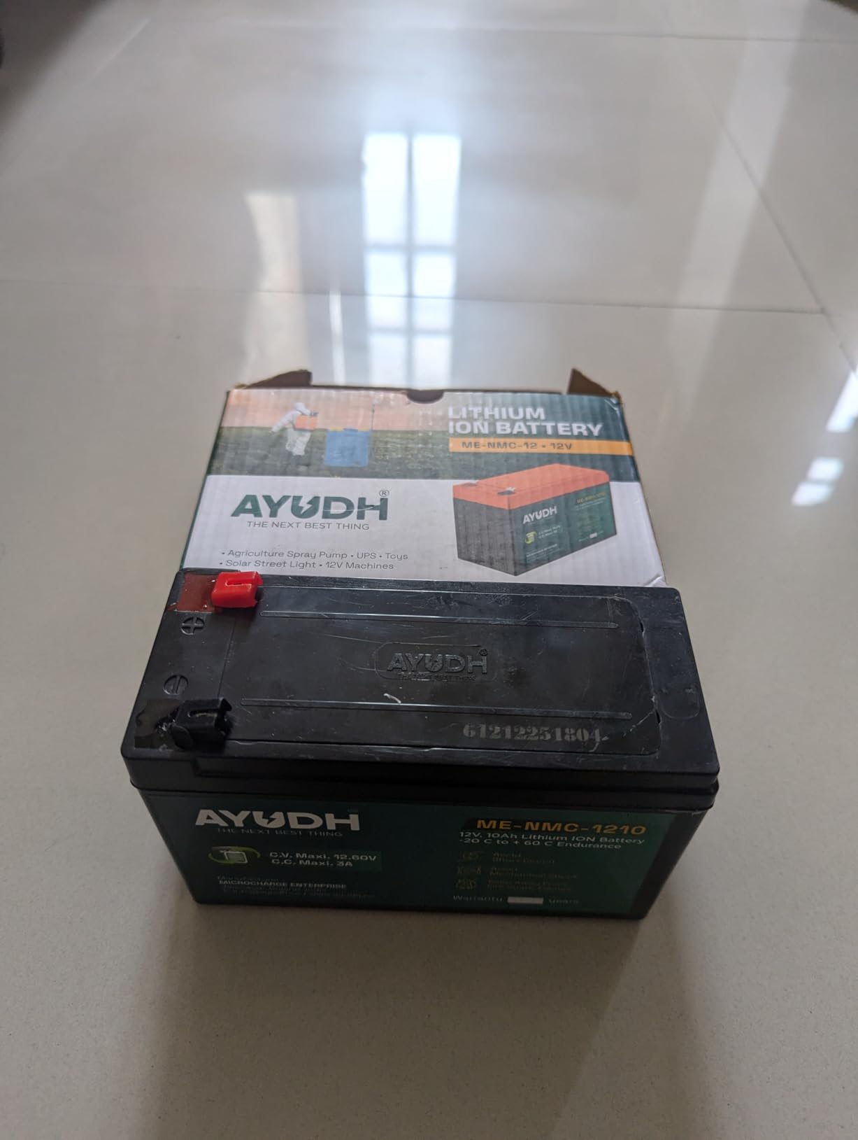 AYUDH 12V10AH Lithium-ION Battery
