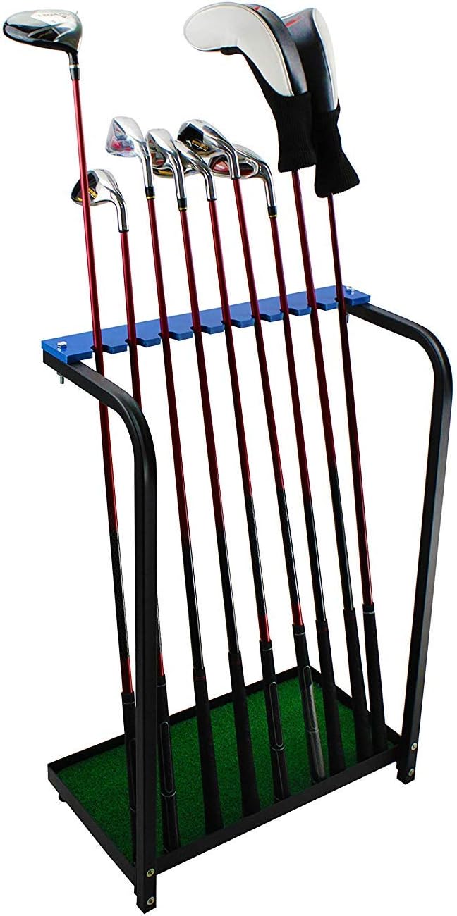 CRESTGOLF Golf Club Organizers Golf Club Display Shelf-Green, Metal ...