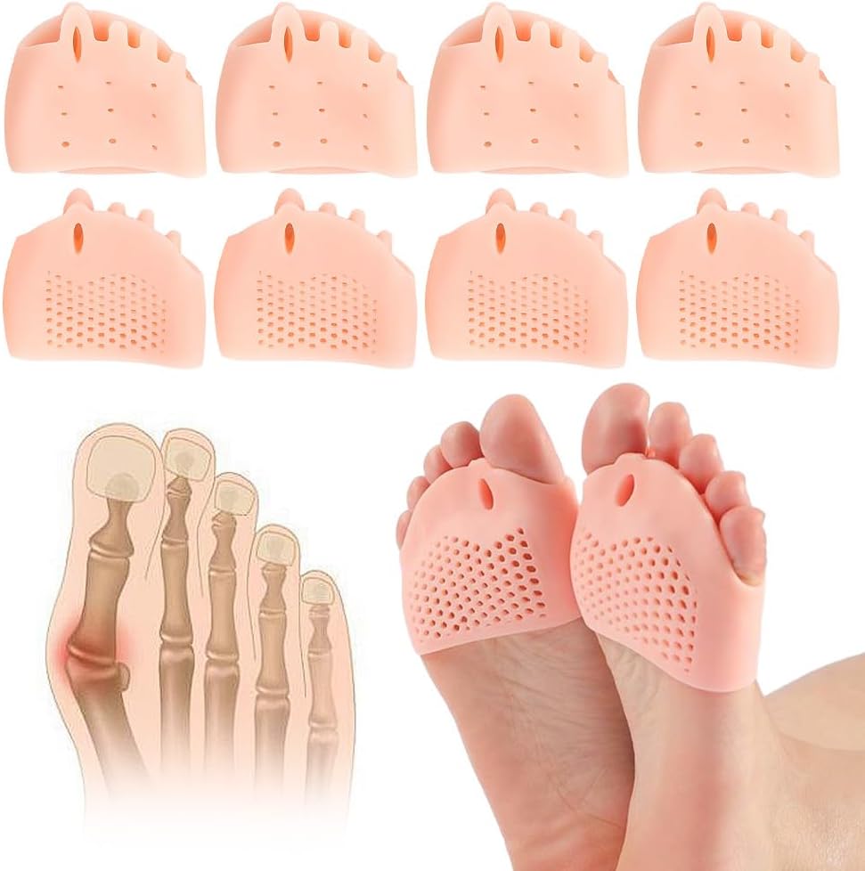 Amazon.com : Hyggear Silicone Toe Separators for Women,4 Pairs Silicone ...