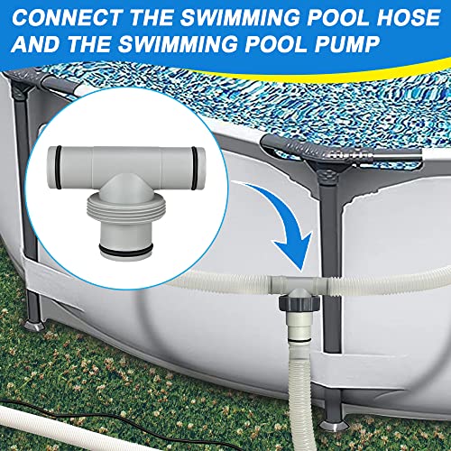 Taixinpower Pool Replacement Dual Split Hose Above Ground Plunger Valve ...