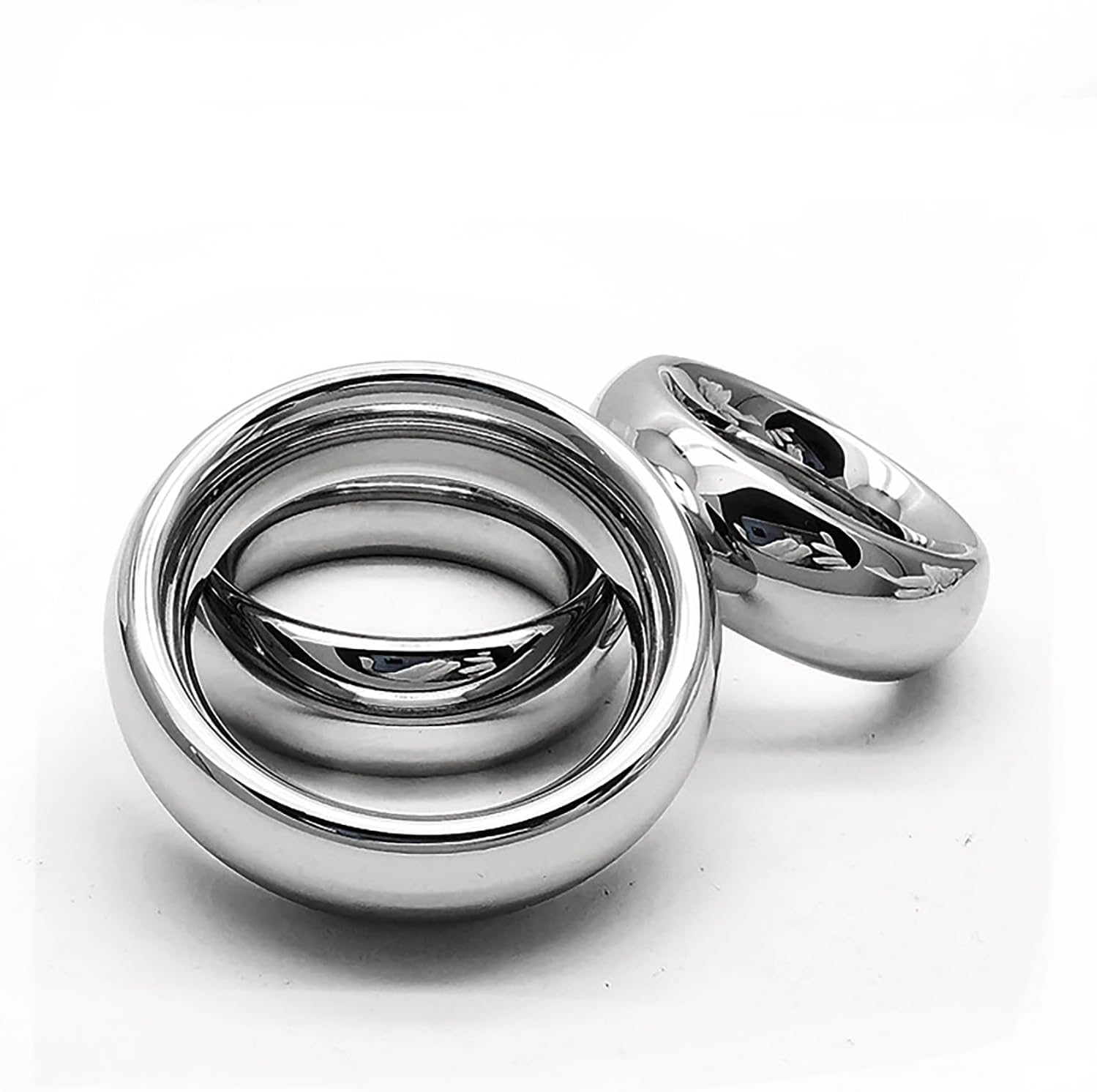 Metal Cock Ring Penis Weight Pleasure Ring for Men, Male Stainless ...