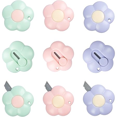 Amazon.com: Fengek 3 Pcs Mini Retractable Utility Knife Cloud Pocket ...