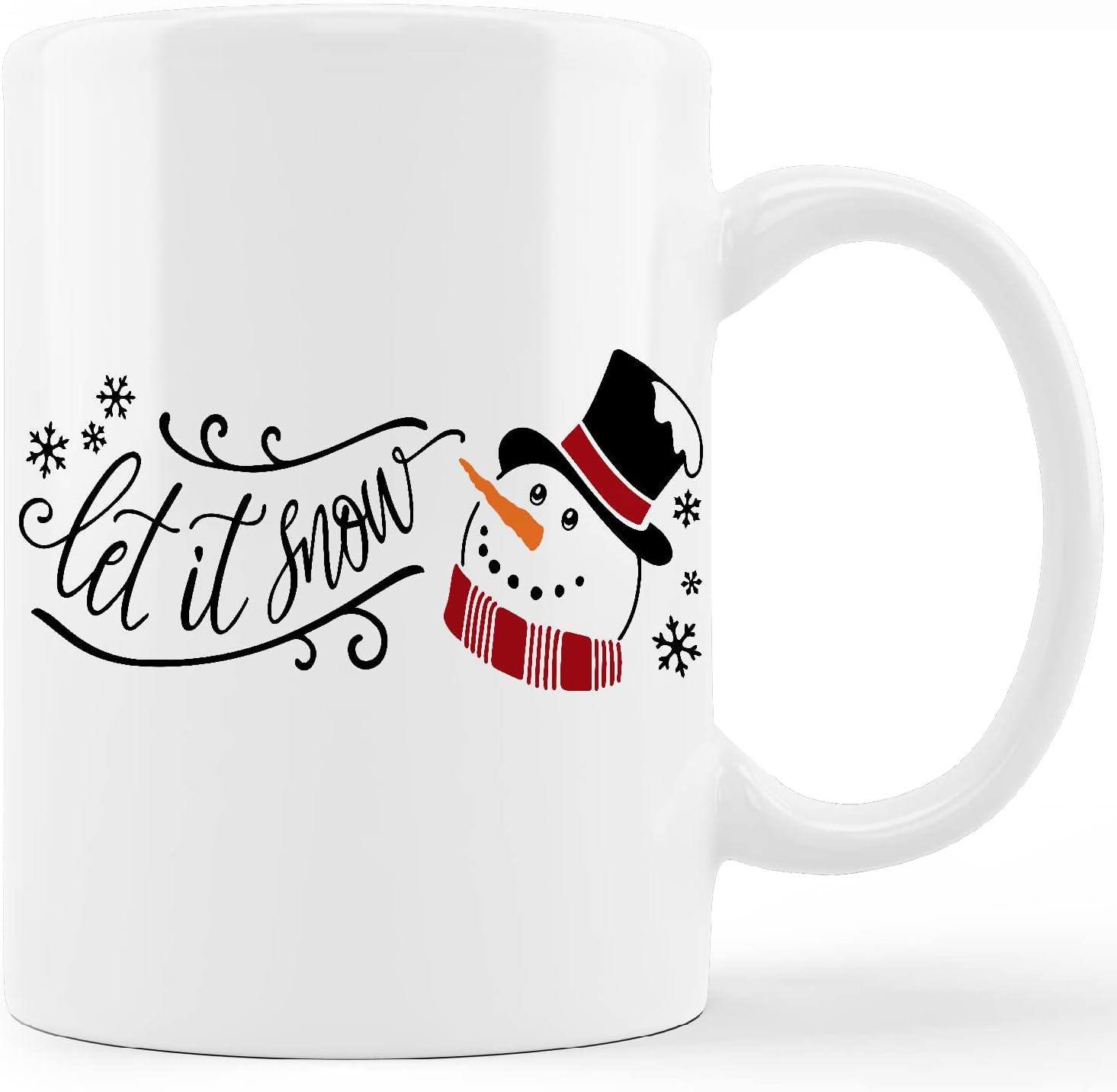 Amazon.com: Adorable Festive Holiday Snowman Stoneware Mug 20 oz ...
