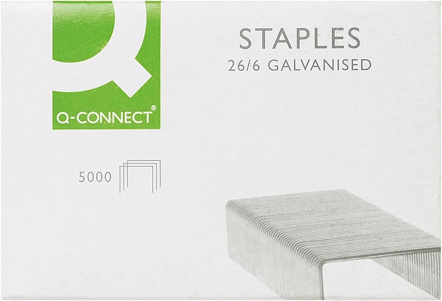 Q-Connect Staples 26/6mm (Pack of 5000) KF27001 : Amazon.co.uk ...
