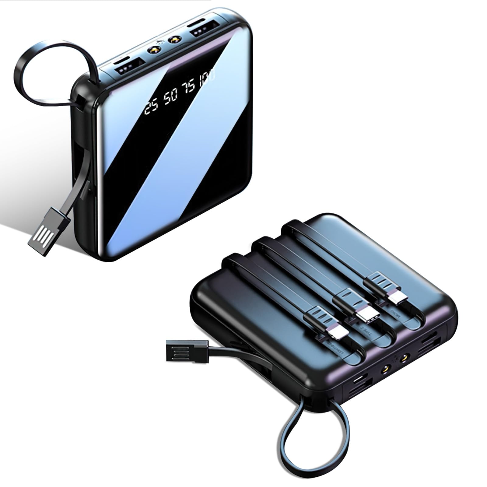 RUISTLI Power Bank 20000mah con Linterna,Power Bank Mini Se Puede ...