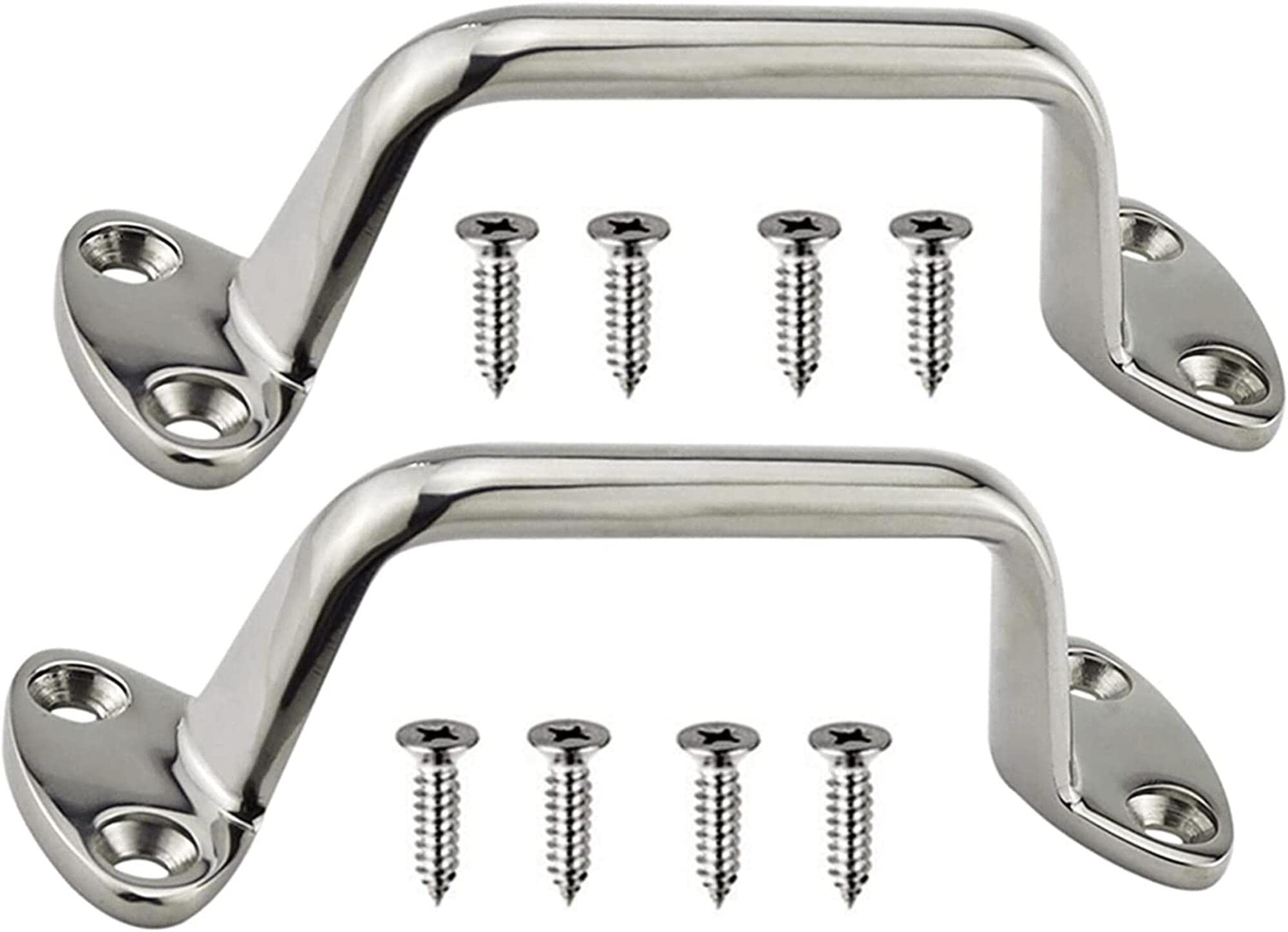 Amazon.com: 6inch/150mm 4 Holes Marine Grade Grab Handle for Boat Kayak ...