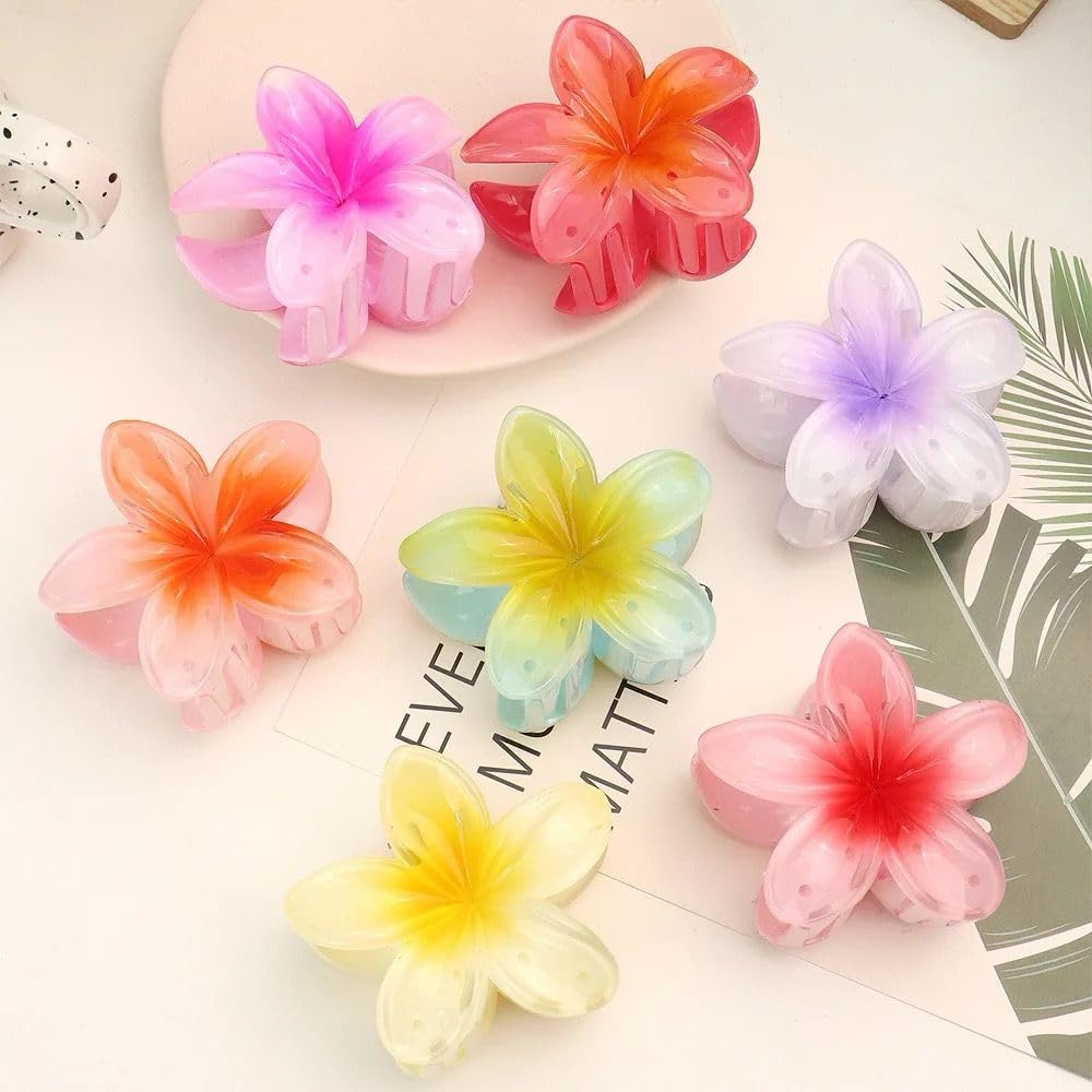 Radhya Accessories Hair Claw Clip For Girls,Womens-Multicolor Floral ...