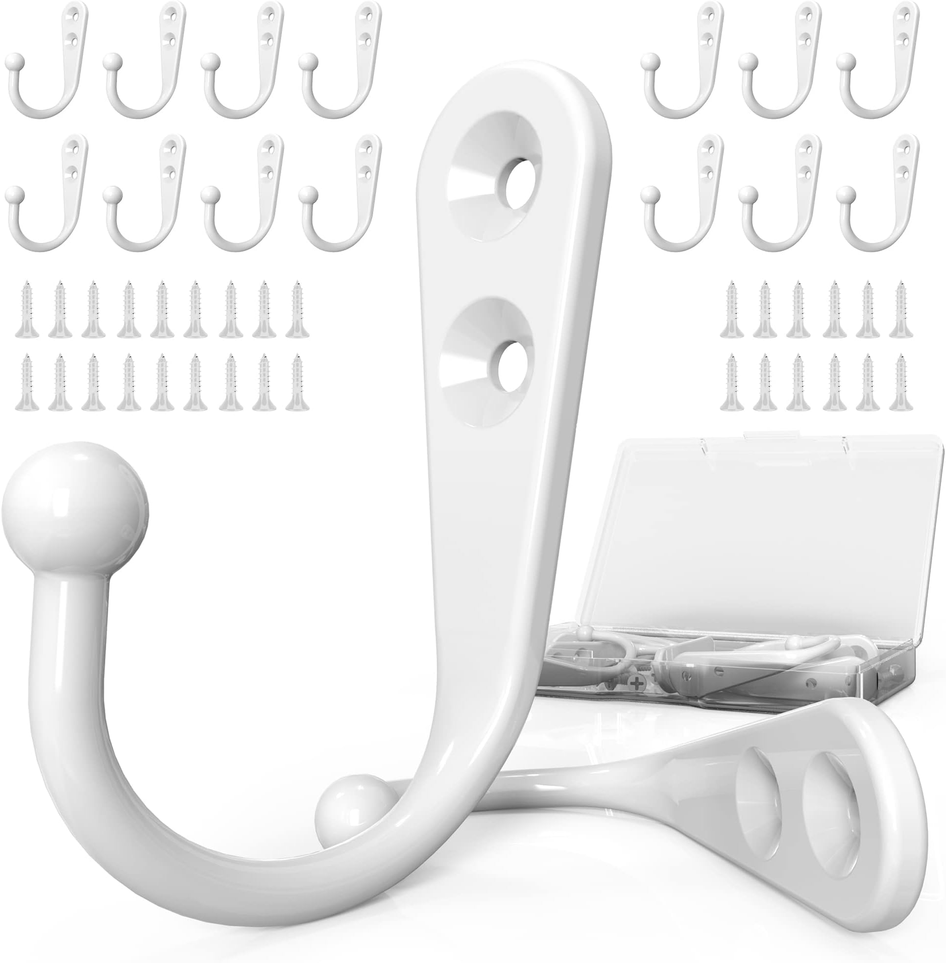 Amazon.com: 100 Pieces Key Hooks Jewelry Small Hooks Key Hanging Small ...