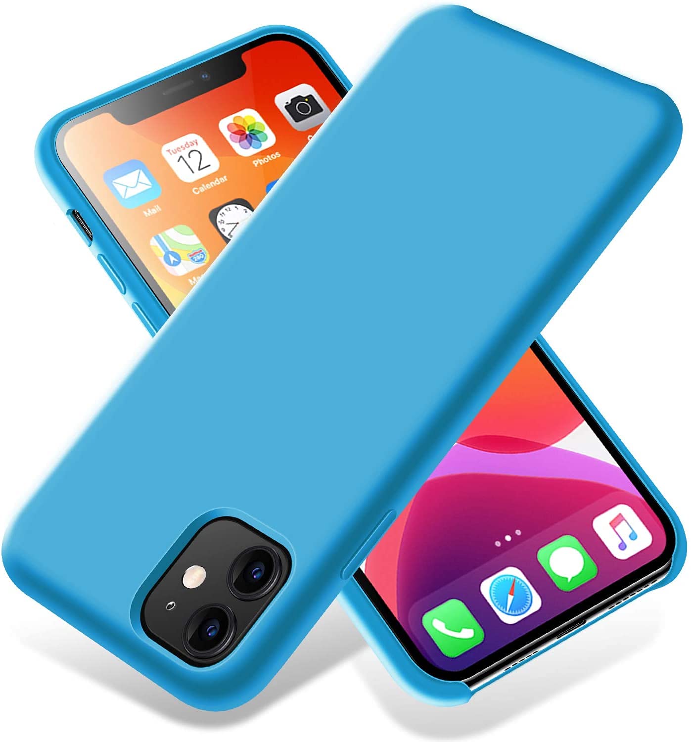 REALCASE iPhone 11 Back Cover Case | Full Protective Liquid Silicone ...