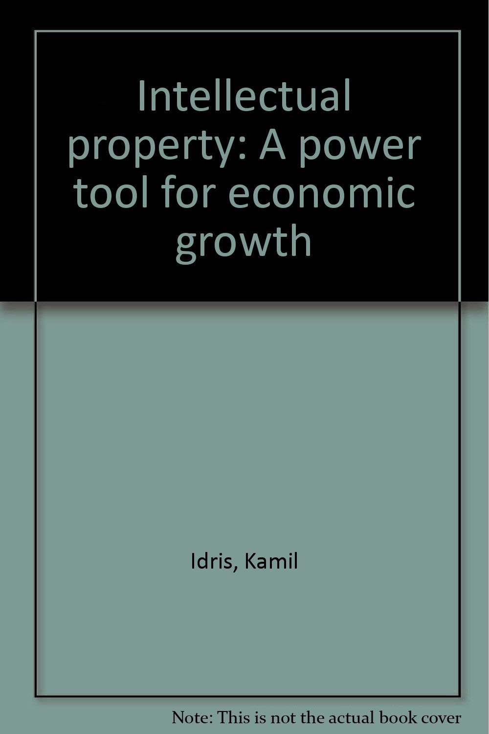 Intellectual property: A power tool for economic growth: Kamil Idris ...
