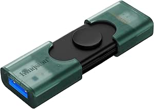 Kingston DataTraveler Duo USB Flash Drive 128GB USB-A + C 3.2 DuoG2 ...