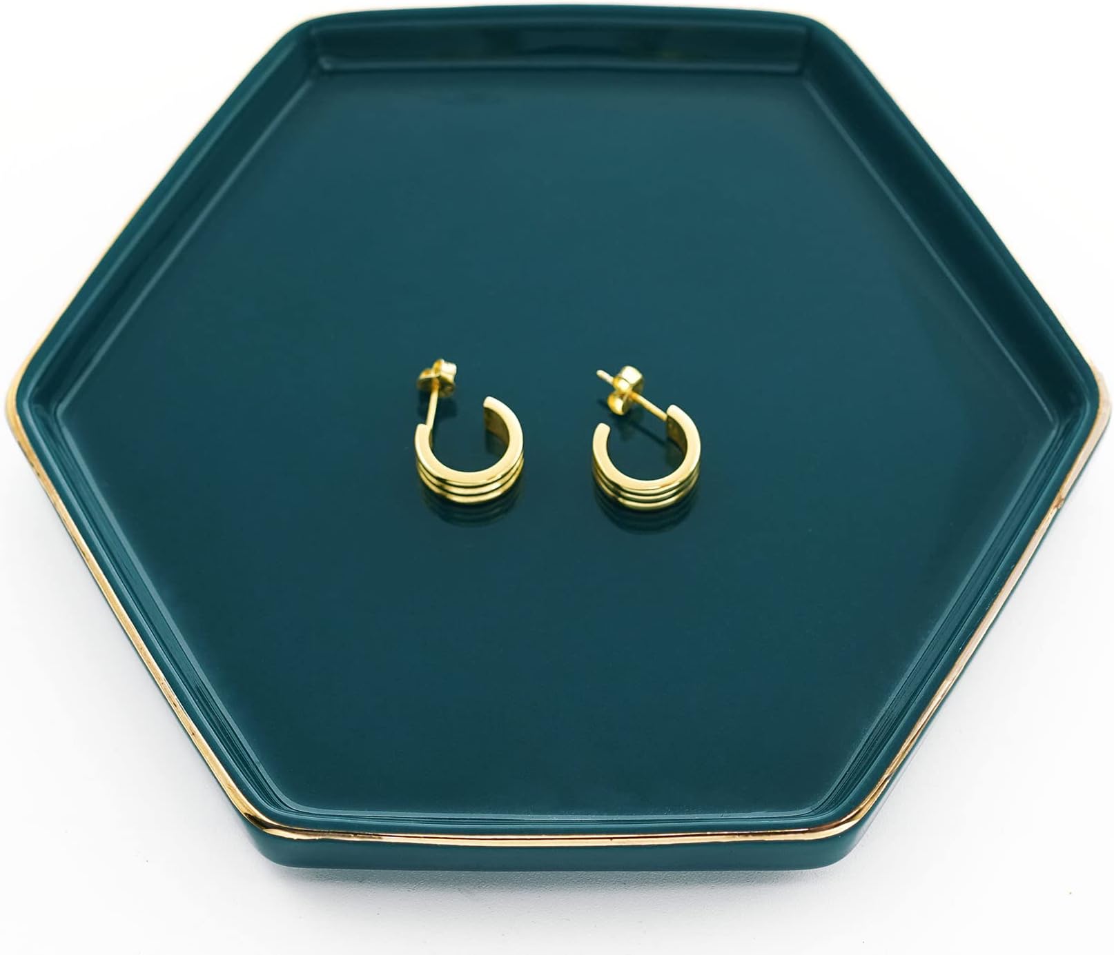 Amazon.com: 4.7 inch Small Ring Dish, Ceramic Jewelry Holder Tray, Pink ...