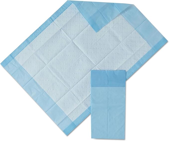 Amazon.com: Medline Protection Plus Disposable Underpads, 17 x 24, Blue ...